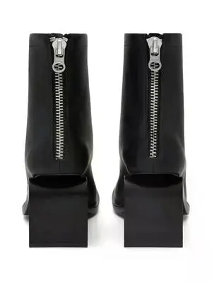 COURREGES Stream Leather Ankle Boots