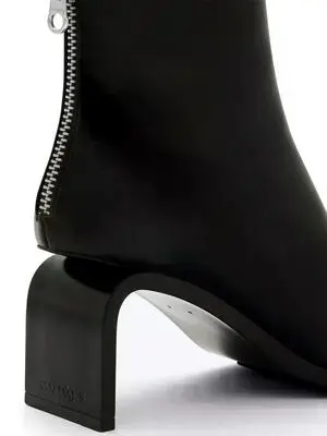 COURREGES Stream Leather Ankle Boots