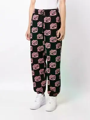 RASSVET Graphic-print Cotton Track Pants