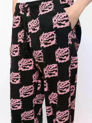 RASSVET Graphic-print Cotton Track Pants