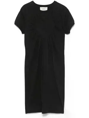 Coperni Gathered Heart-motif Mini Dress