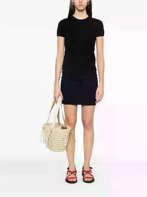Coperni Gathered Heart-motif Mini Dress