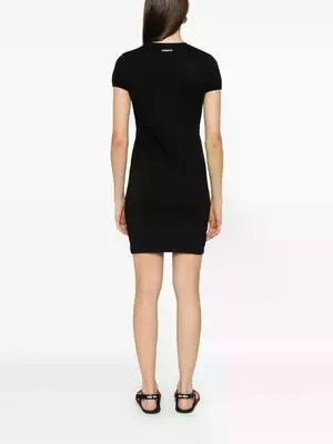 Coperni Gathered Heart-motif Mini Dress