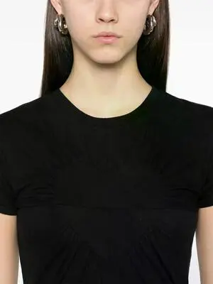Coperni Gathered Heart-motif Mini Dress