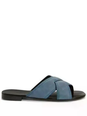 GIUSEPPE ZANOTTI Flavio Suede Sandals
