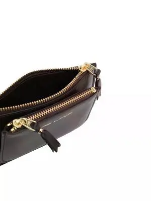 Comme Des Garçons Double-compartment Leather Wallet