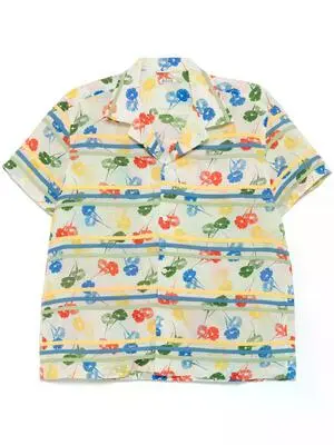 BODE Flower Stamp Shirt
