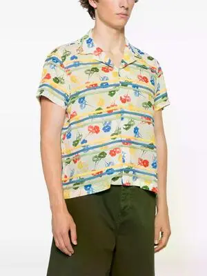 BODE Flower Stamp Shirt