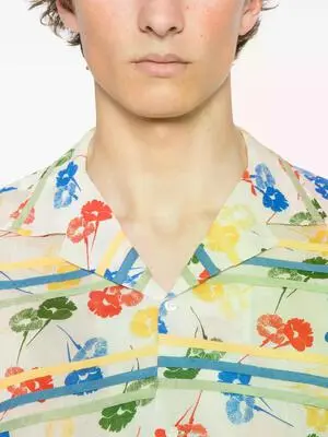 BODE Flower Stamp Shirt