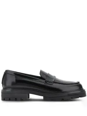 Hogan Leather Slip-on Loafers
