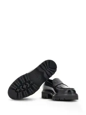 Hogan Leather Slip-on Loafers