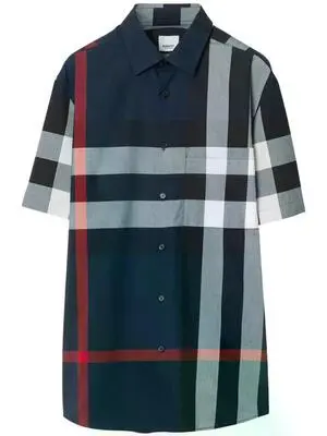 Burberry Check-pattern Cotton Shirt