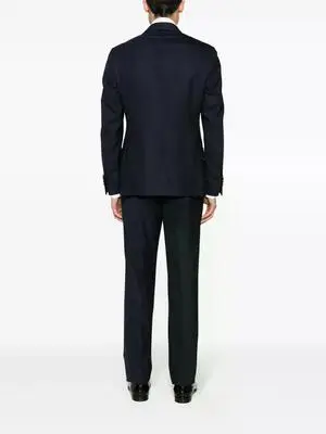 LARDINI Single-breasted Wool Suit - Blue