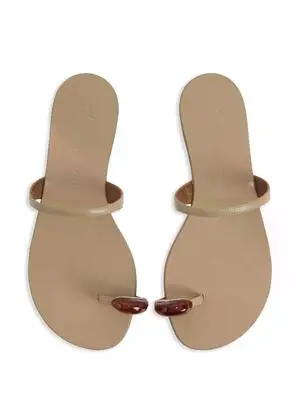 GIUSEPPE ZANOTTI Acates Ring Leather Sandals