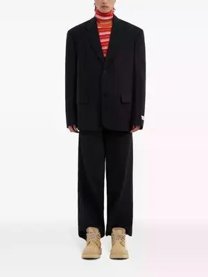 Marni Logo-appliqué Single-breasted Blazer