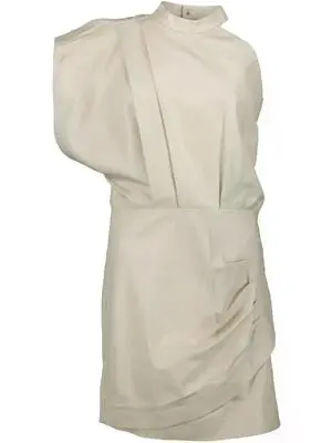 IRO PARIS Leather Dress - Neutrals