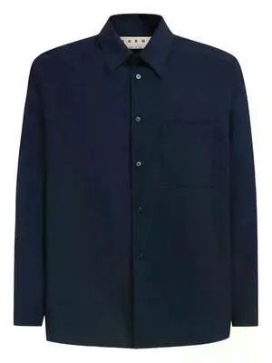 Marni Long-sleeved Wool Shirt