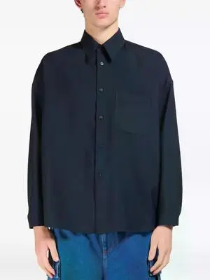 Marni Long-sleeved Wool Shirt