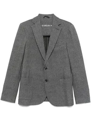 CIRCOLO 1901 Checked Blazer - Grey
