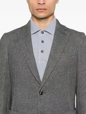 CIRCOLO 1901 Checked Blazer - Grey