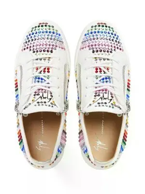 GIUSEPPE ZANOTTI Gail Strass Sneakers - White