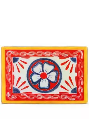 Dolce & Gabbana Medium Porcelain Coaster - Red