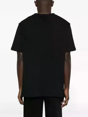Balmain Flocked-logo T-shirt