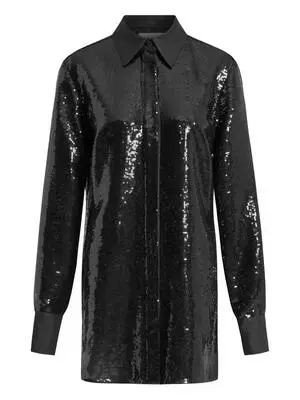 16Arlington Marley Sequin-embellished Shirt - Black