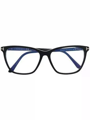 TOM FORD Square Frame Glasses - Black