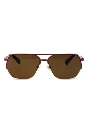 Jacquemus Pilot-frame Sunglasses - Brown
