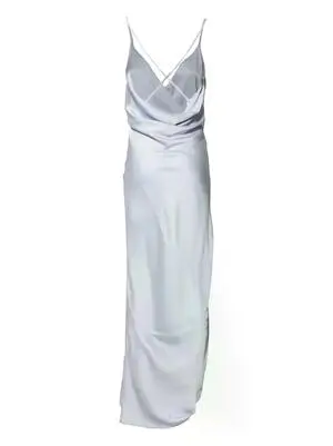 NINEMINUTES Draped Slip Dress