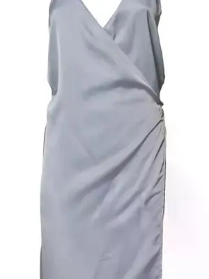 NINEMINUTES Draped Slip Dress