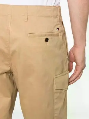 Tommy Hilfiger Logo-embroidered Cargo Shorts - Neutrals