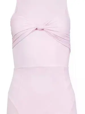 FLEUR DU MAL Knot-detail Jersey Midi Dress