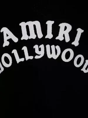 Amiri Hollywood Logo-embroidered Knit Sweater