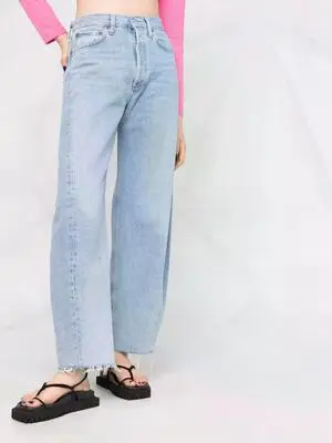 AGOLDE Luna Pierced Wide Leg Jeans
