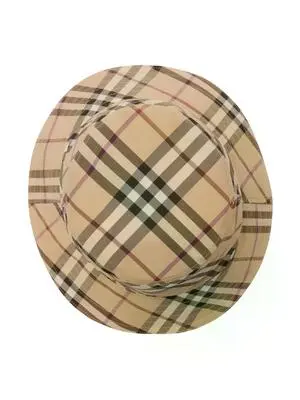 Burberry Checked Bucket Hat