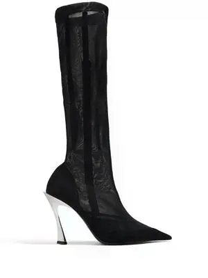 MUGLER Fang 95mm Mesh Boots