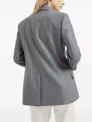 Brunello Cucinelli Pinstripe Double-breasted Blazer
