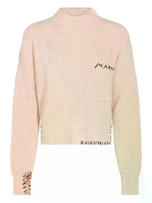 Marni Logo-embroidered Sweater