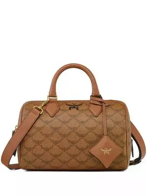 Mcm Ella Boston Tote Bag - Brown