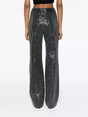 ROTATE BY BIRGER CHRISTENSEN High-waisted Sequin-embellished Jeans