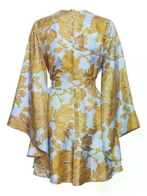 La DoubleJ Magnifico Silk Mini Dress