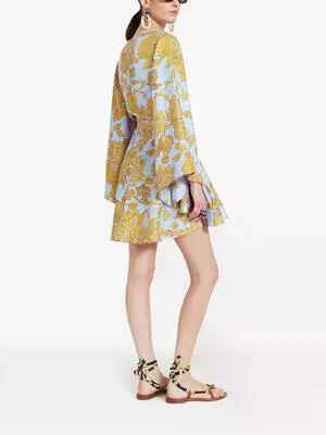 La DoubleJ Magnifico Silk Mini Dress