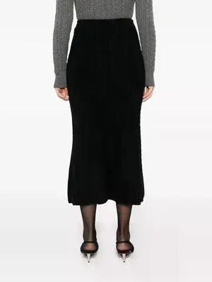 Alessandra Rich Cable-knit Maxi Skirt