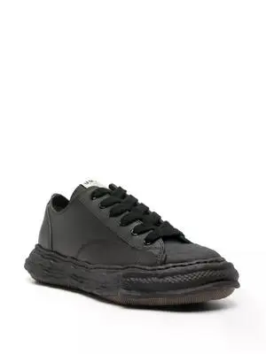 Mihara Yasuhiro Peterson 23 Leather Sneakers - Black