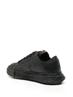 Mihara Yasuhiro Peterson 23 Leather Sneakers - Black