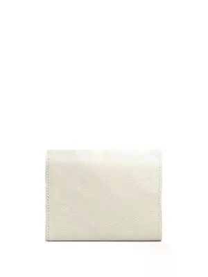 Marni Leather Trifold Wallet With Mending-embroidery