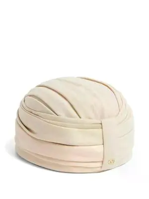 Valentino Garavani Vlogo Signature Rigid Head Scarf - Neutrals