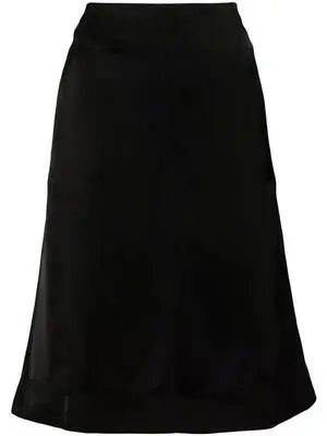 TOTEME Paneled Satin Midi Skirt